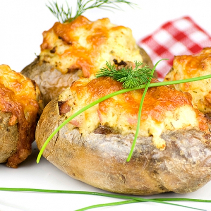 Cheesy Stuffed Potatoes Recipe